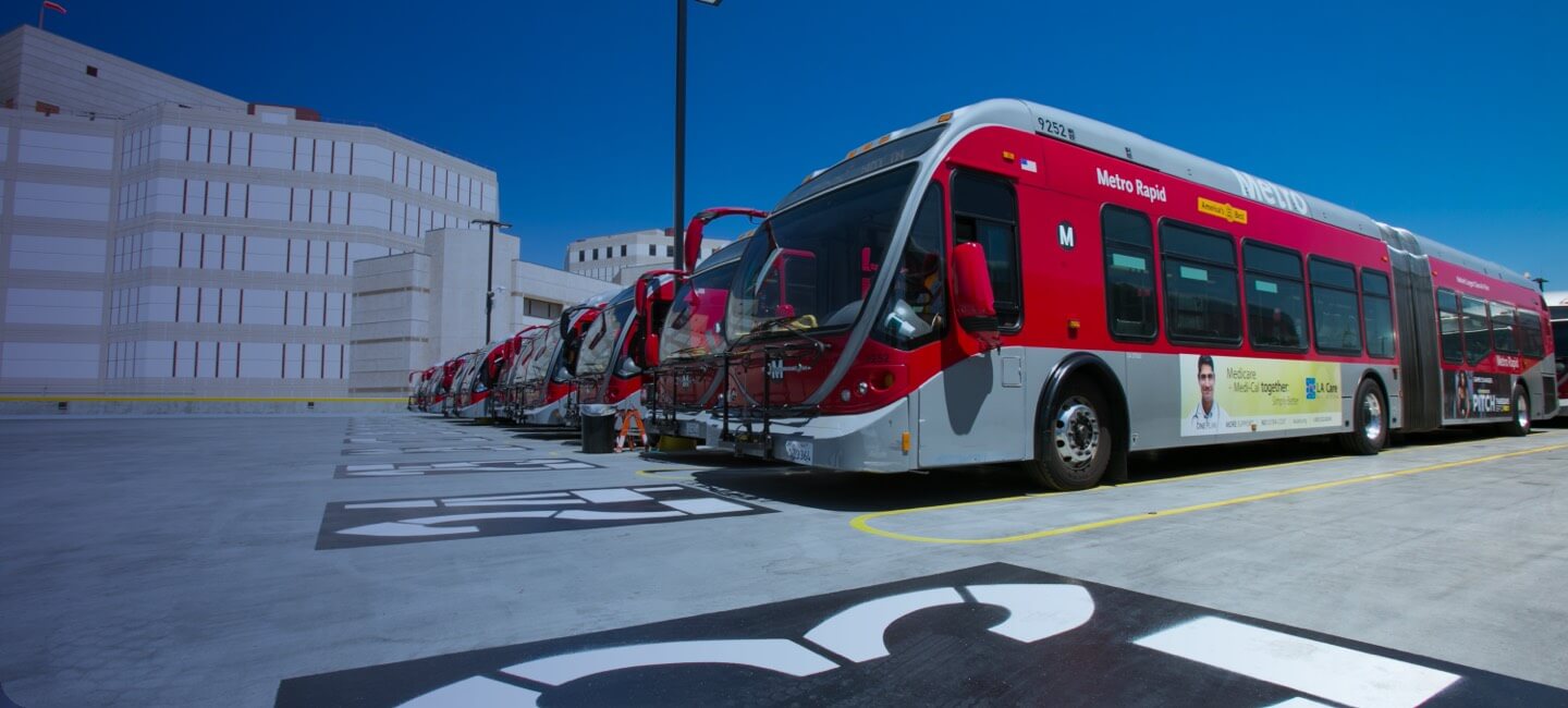 Metro Station Bus Parking | Polycoat Products